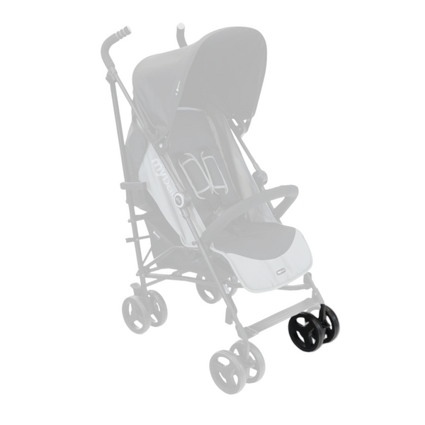 MB02 Front Wheel - Black – My Babiie